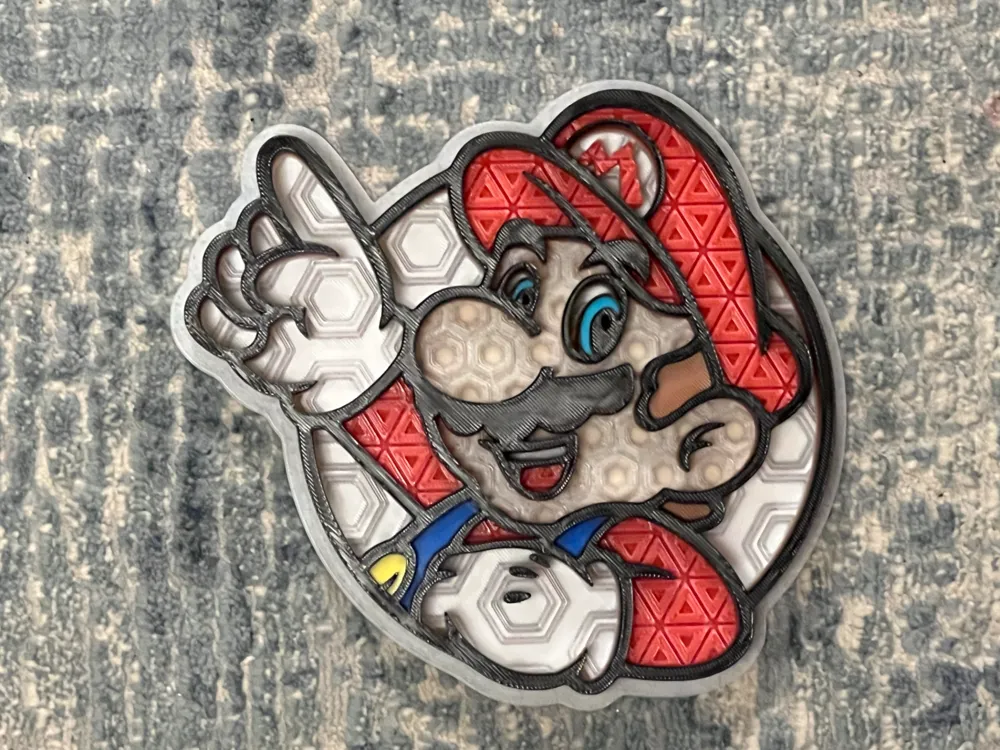 Super Mario Dimensional Mosaic by Richie Rich Richie Rich - MakerWorld
