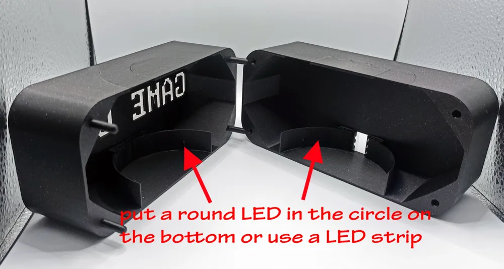 Flat Game Over Lamp Pacman ghost edition by Savo222 - MakerWorld