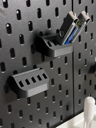 USB Holder skadis by Makerrr - MakerWorld