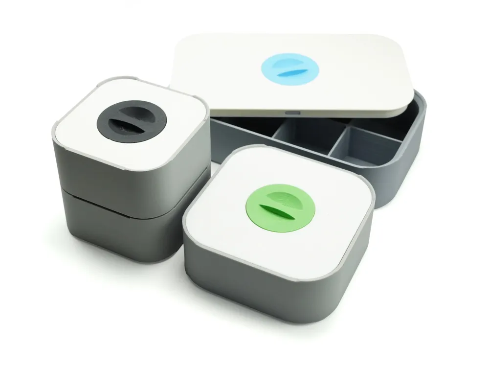 Customizable Twist-Lock Box (Stackable) - Free 3D Print Model - MakerWorld