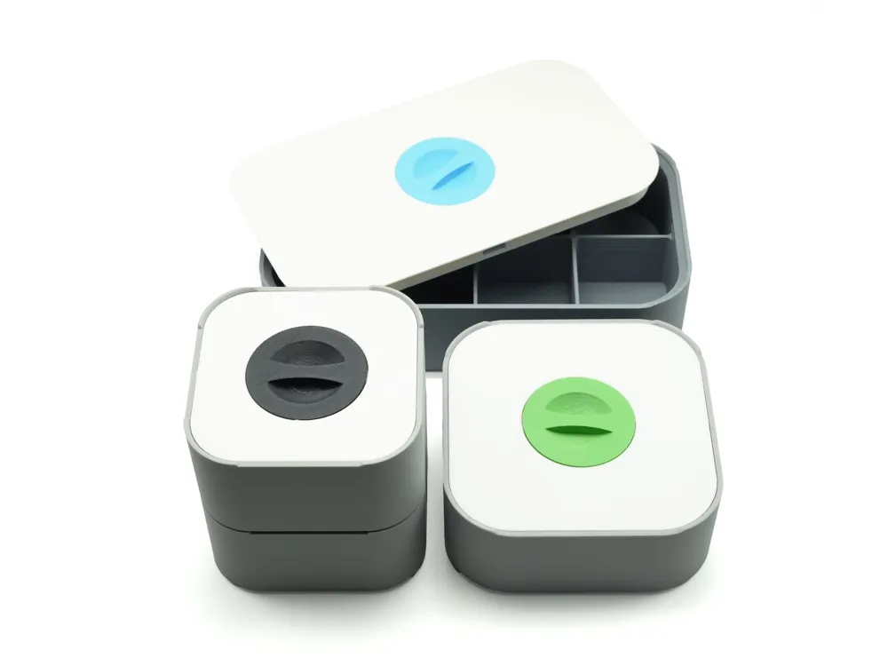 Customizable Twist-Lock Box (Stackable) - Free 3D Print Model - MakerWorld