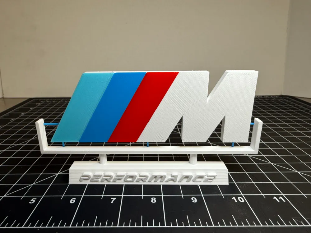 BMW M Performance Logo Floating Sign / Display by Jrosen73 - MakerWorld