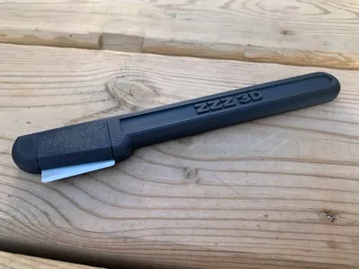 Zzz 3D Slice - Box Cutter - Free 3D Print Model - MakerWorld
