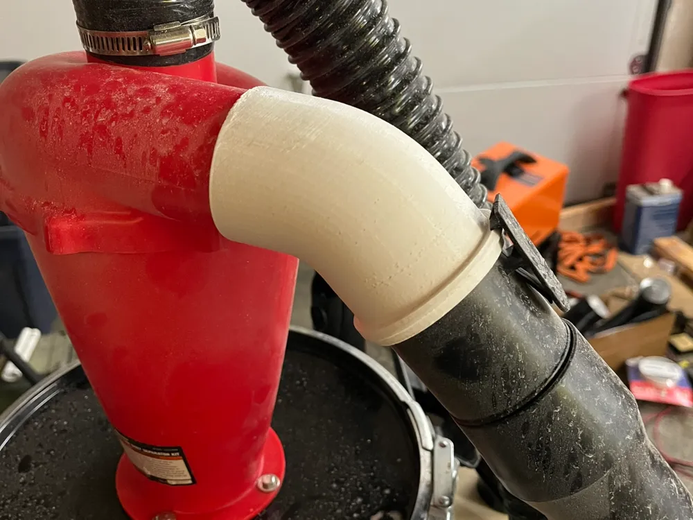 Cyclone Dust Separator Adapter by KG7BTU - MakerWorld