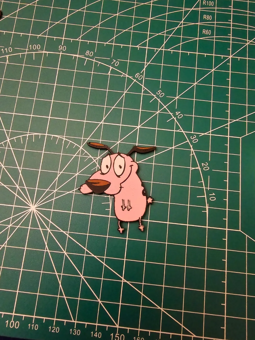 Courage the Cowardly Dog Keychain / Token by Lumpy3D - MakerWorld