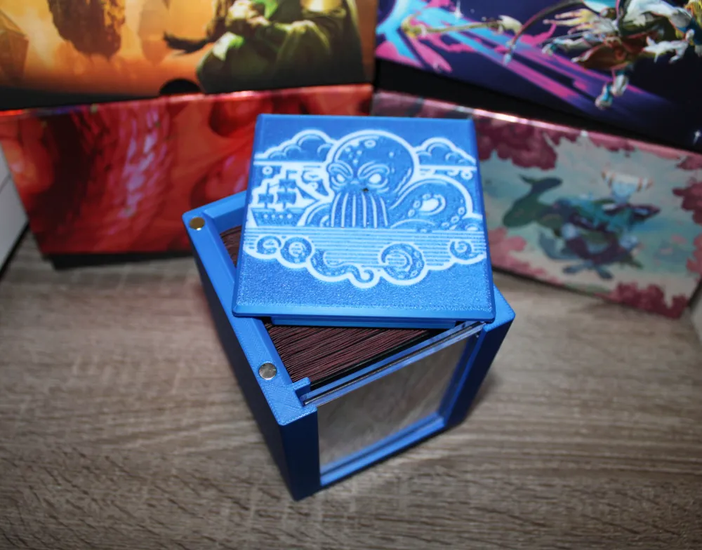 MTG EDH Commander Showcase Deck Box - Kraken by Westly - MakerWorld