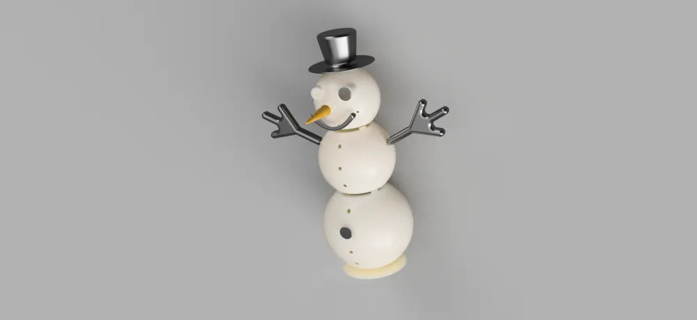 Snowman - Free 3D Print Model - MakerWorld