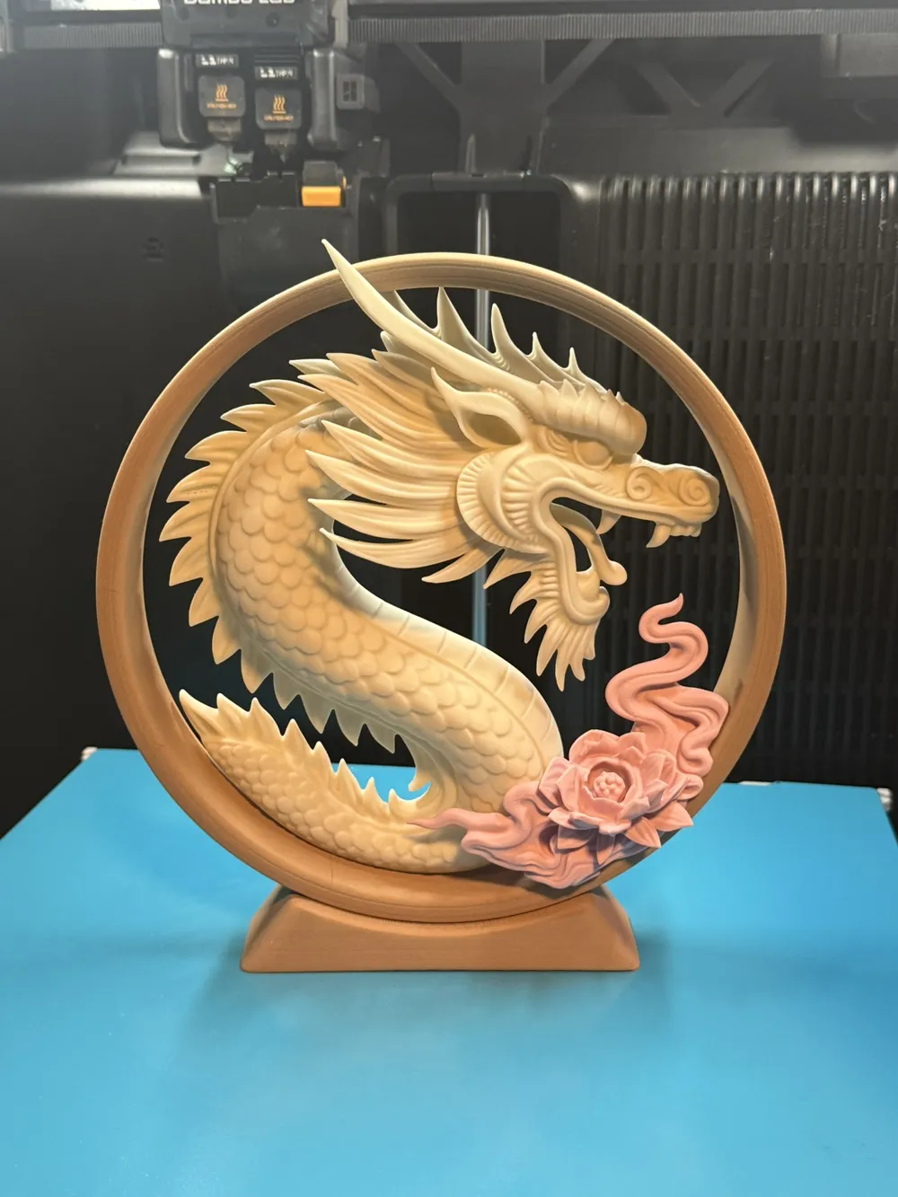 LOTUS & DRAGON HARMONY - Free 3D Print Model - MakerWorld