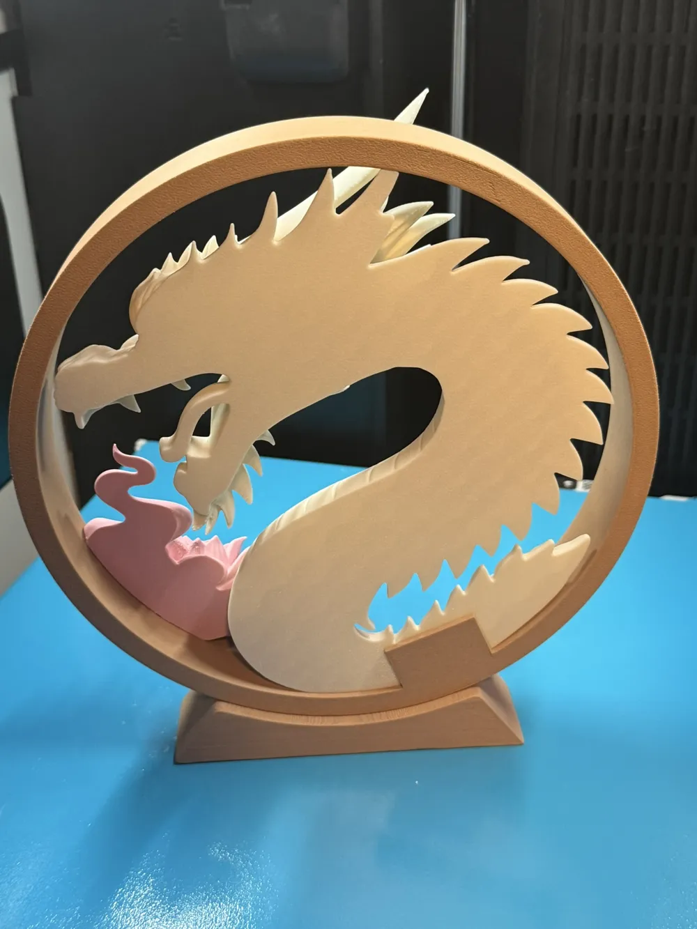 LOTUS & DRAGON HARMONY - Free 3D Print Model - MakerWorld