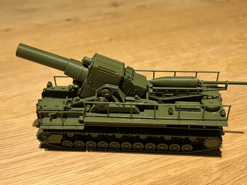 Karl Gerät Mortar 1:64 (Long Barrel Version) by Dutchapple4life ...