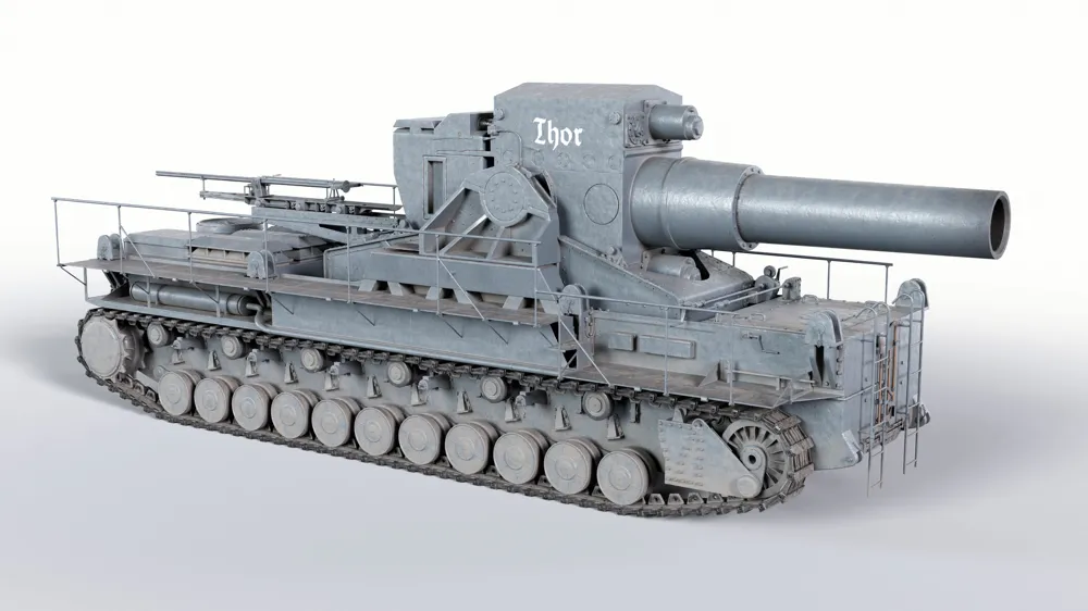 Karl Gerät Mortar 1:64 (Long Barrel Version) by Dutchapple4life ...
