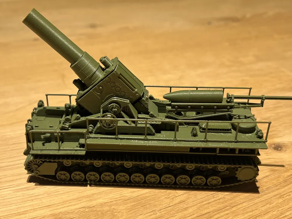 Karl Gerät Mortar 1:64 (Long Barrel Version) by Dutchapple4life ...