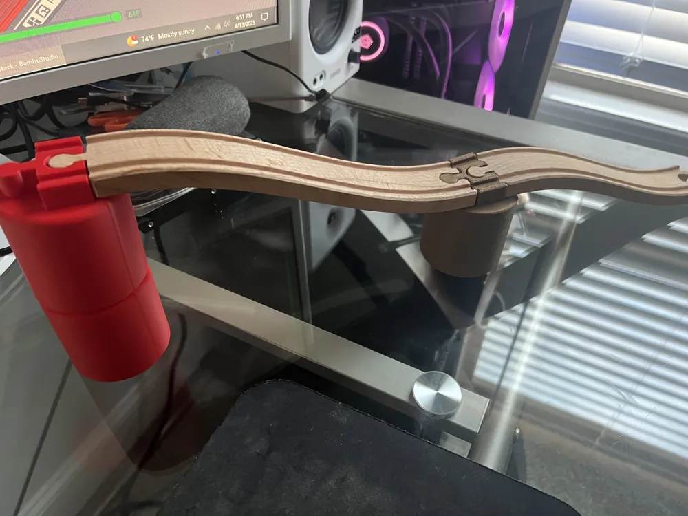 Ikea/Brio Train Track Stackable Riser by Keith MakerWorld: Download ...