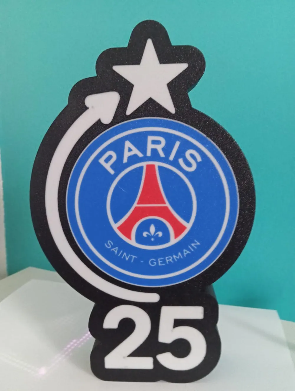 Paris Saint-Germain PSG Light Box - Free 3D Print Model - MakerWorld