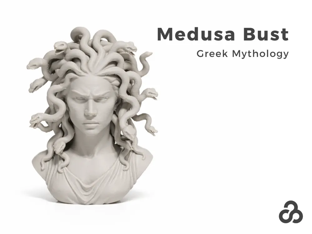 Medusa Bust | Greek Mythology - Free 3D Print Model - MakerWorld