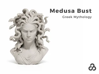 Medusa Bust | Greek Mythology - Free 3D Print Model - MakerWorld