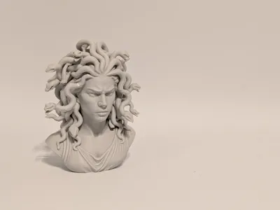 Medusa Bust | Greek Mythology - Free 3D Print Model - MakerWorld