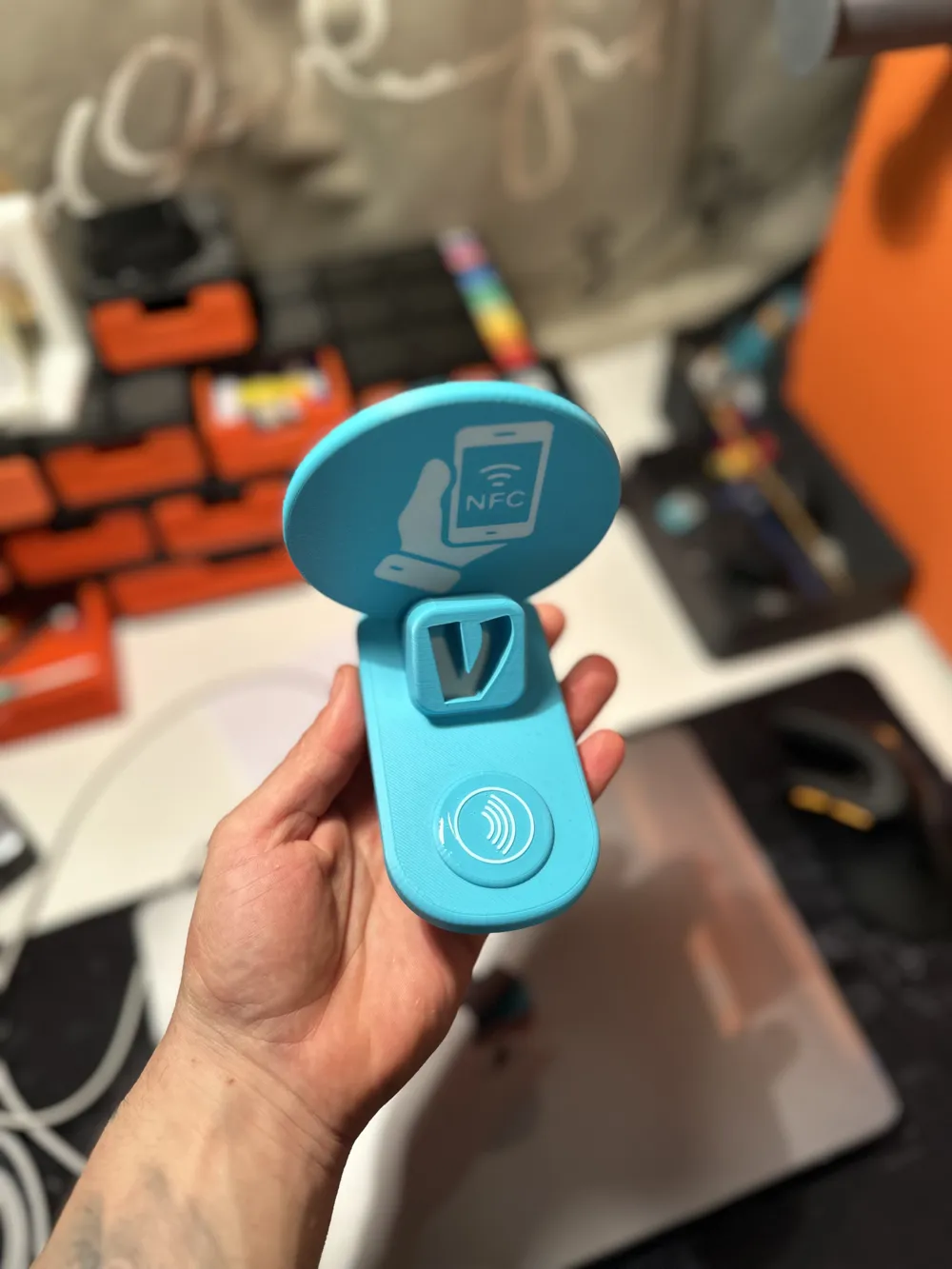 NFC Venmo Stand by 3Di Belli MakerWorld: Download Free 3D Models