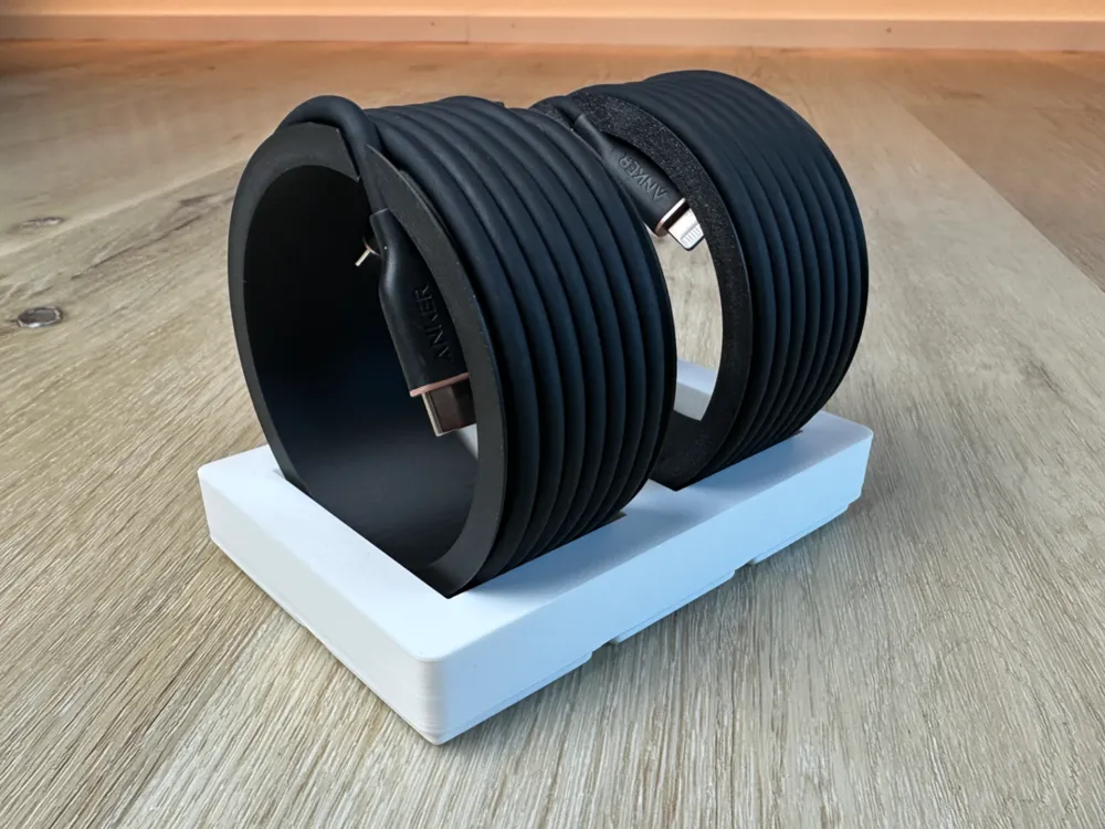 Gridfinity 2x3 Cable Wheel Holder by Tobias - MakerWorld
