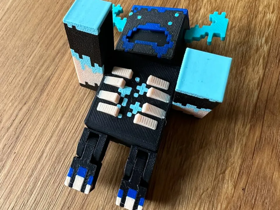 Minecraft Warden Articulated by kirimba MakerWorld: Download Free 3D Models