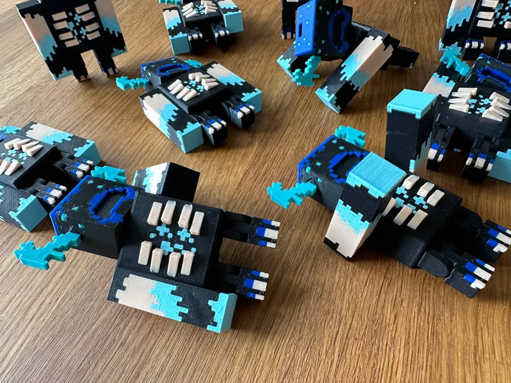 Minecraft Warden Articulated by kirimba MakerWorld: Download Free 3D Models