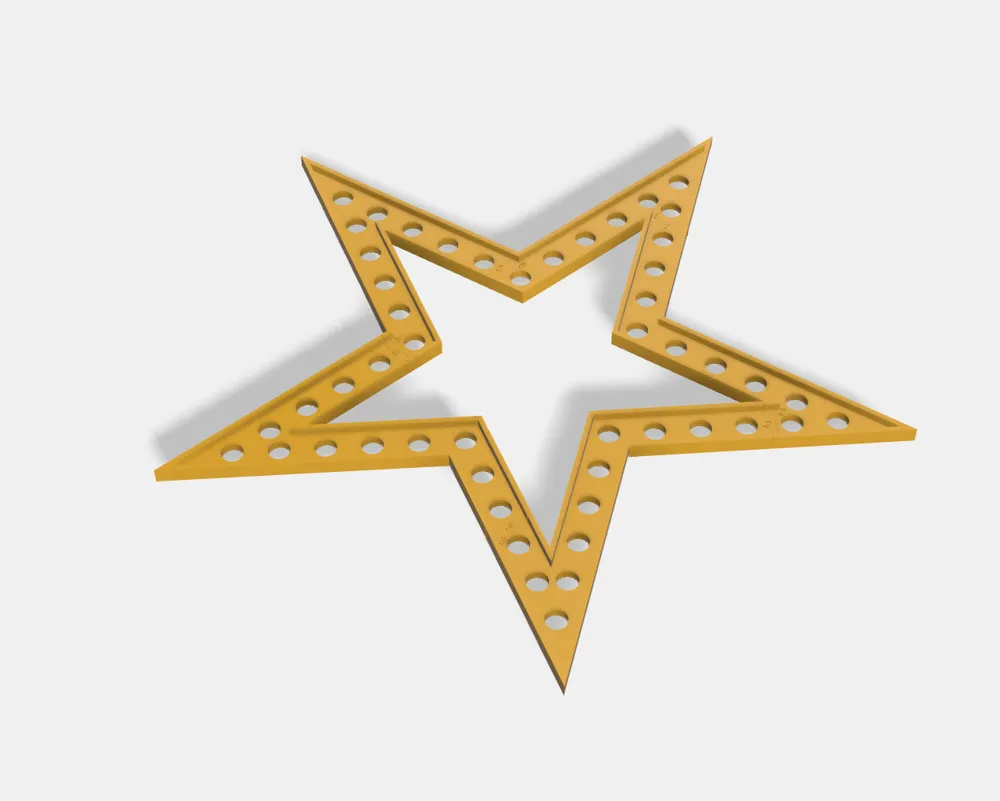 xLights Star Prop - 12mm Bullet Pixels - 50 Node by grego9198 ...
