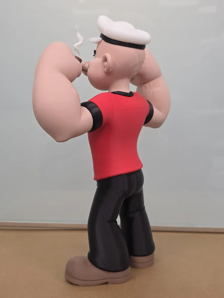 Popeye the Sailor Man / NO AMS - Free 3D Print Model - MakerWorld
