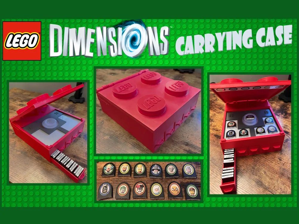 LEGOs Dimensions Carrying Case - Free 3D Print Model - MakerWorld