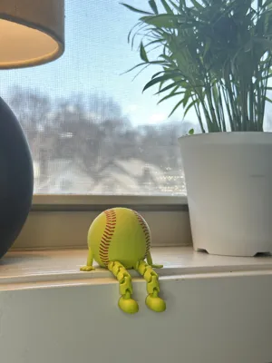 Baseball/Softball Buddy - Articulated Softball by Bhellwig MakerWorld ...