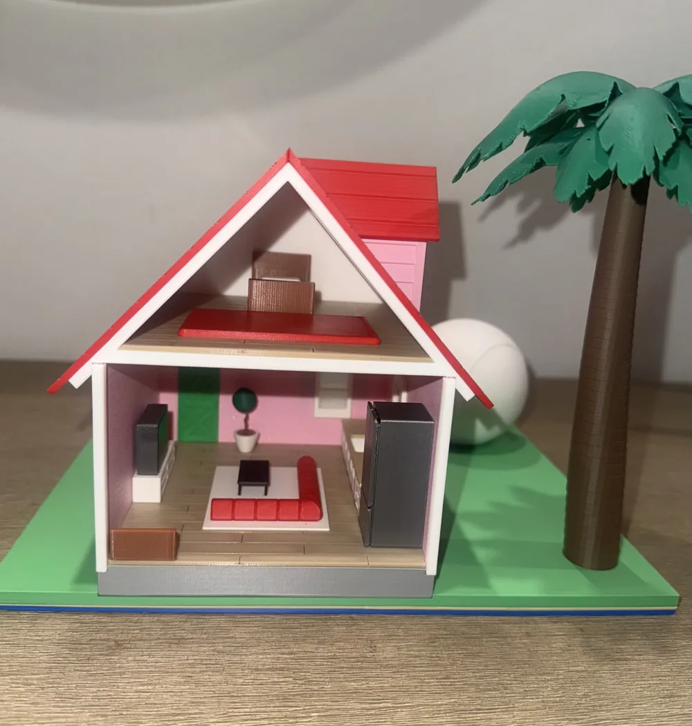 DBZ Kame House Diorama by BeardedRhino MakerWorld: Download Free 3D Models
