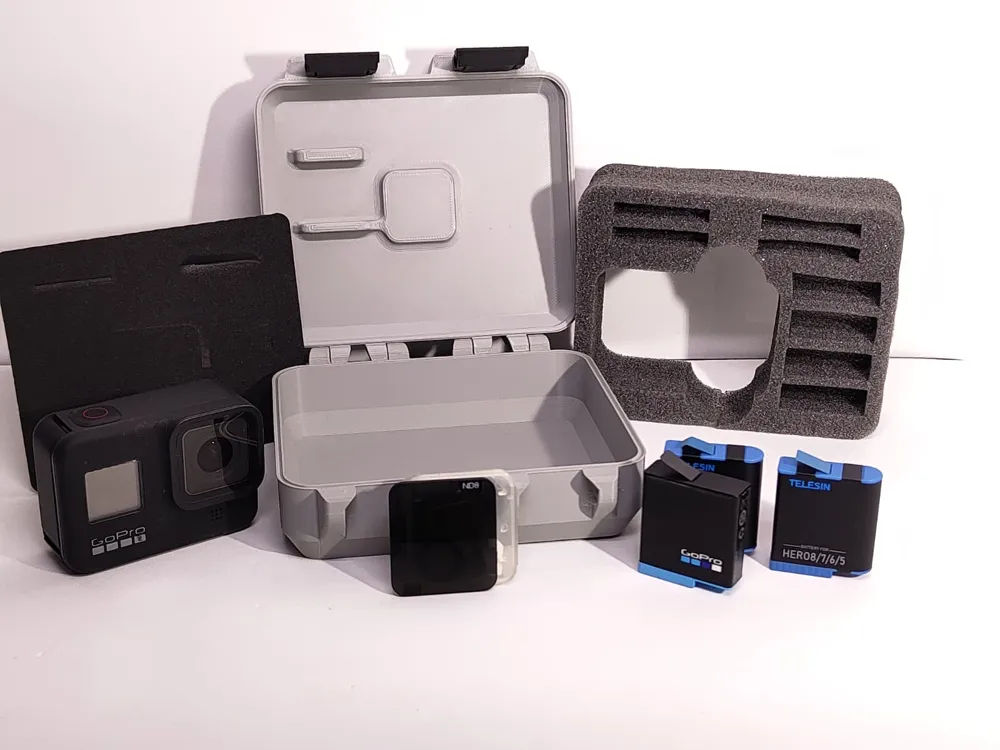 SnapLock For GoPro Hero 8 safety Box + Laser - Free 3D Print Model ...