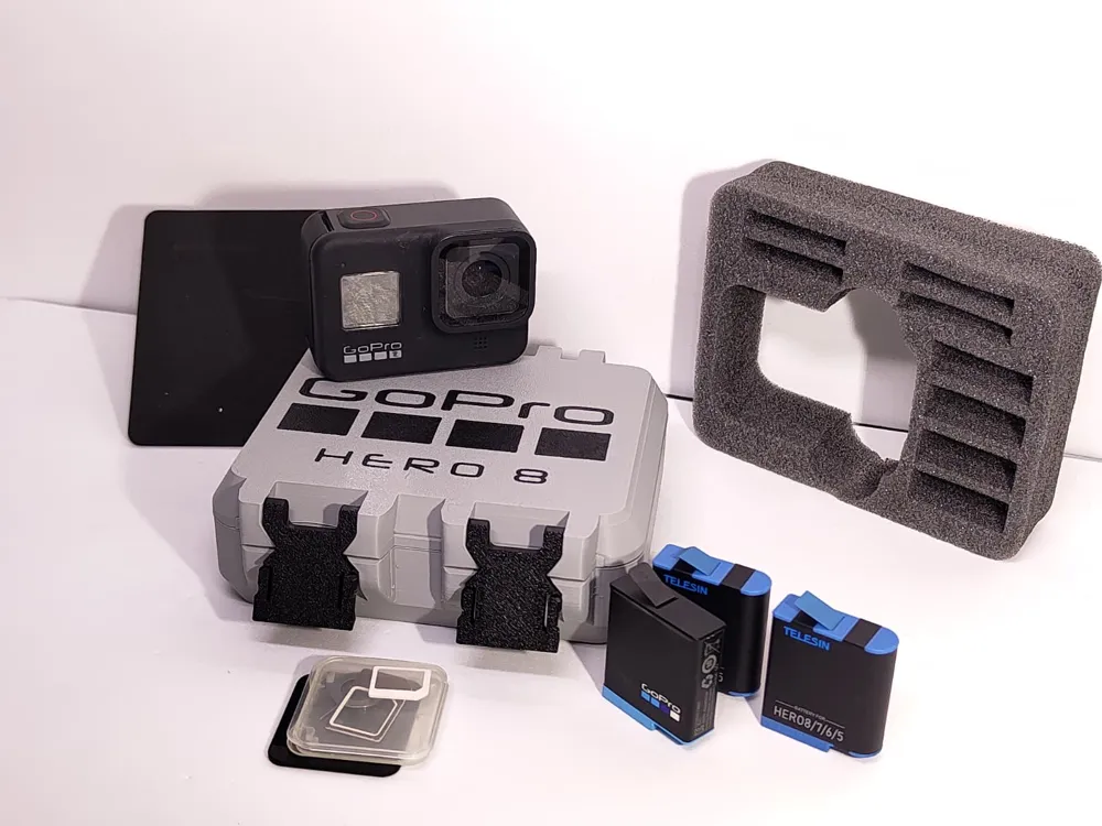 SnapLock For GoPro Hero 8 safety Box + Laser - Free 3D Print Model ...