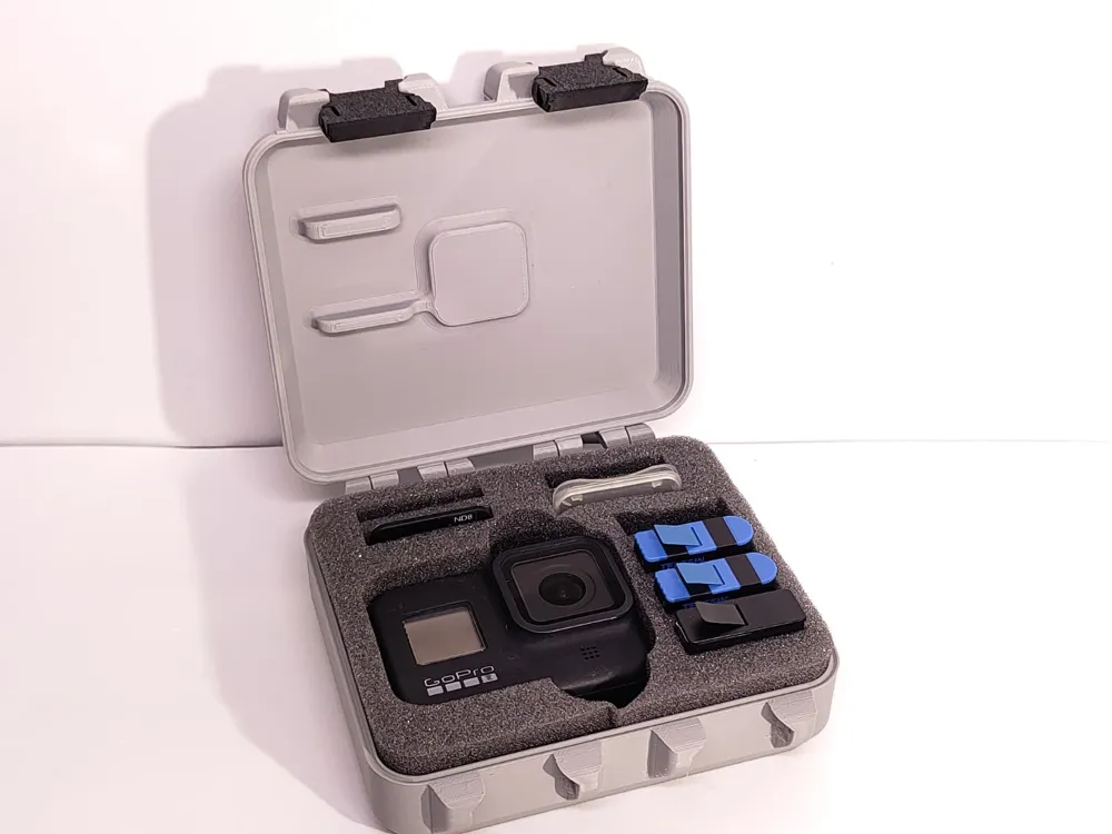 SnapLock For GoPro Hero 8 safety Box + Laser - Free 3D Print Model ...