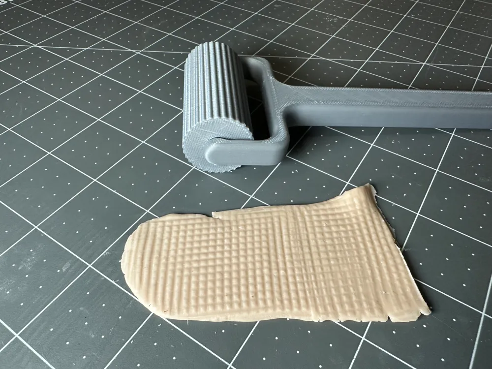 Pottery Clay Texture Roller by 3D Print Stuff - MakerWorld