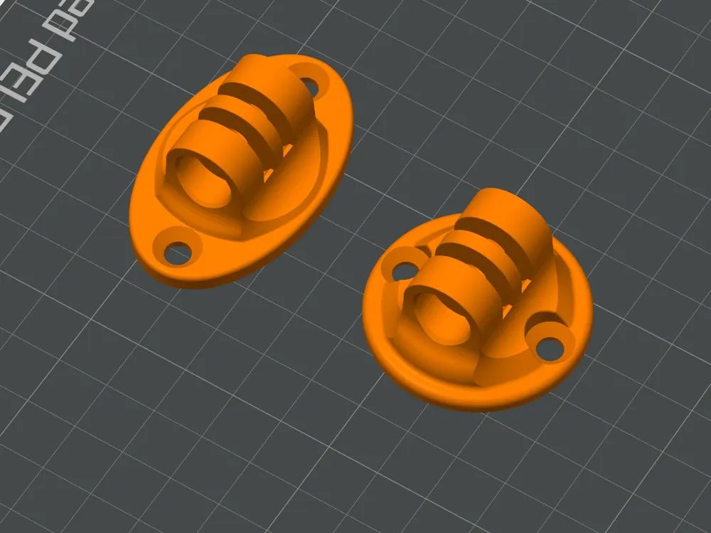 GoPro Mounting Brackets - Free 3D Print Model - MakerWorld
