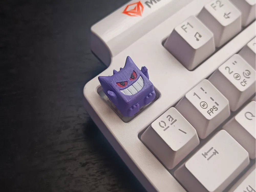 Gengar keycap - mechanical keyboard by Hiko 3D - MakerWorld