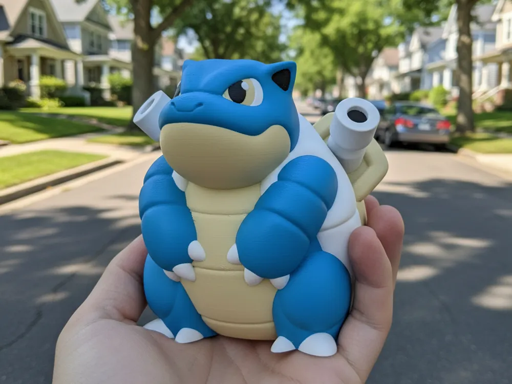 BLASTOISE NO SUPPORT - Free 3D Print Model - MakerWorld