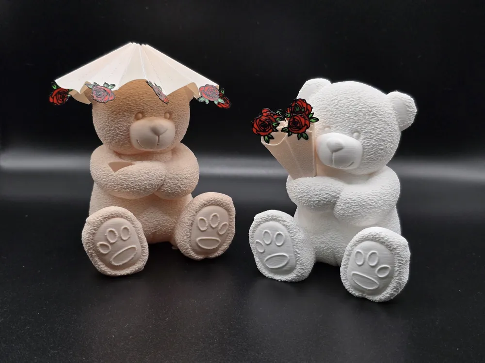 Bouquet-Hat for your Teddy Bear (Read description) - Free 3D Print ...