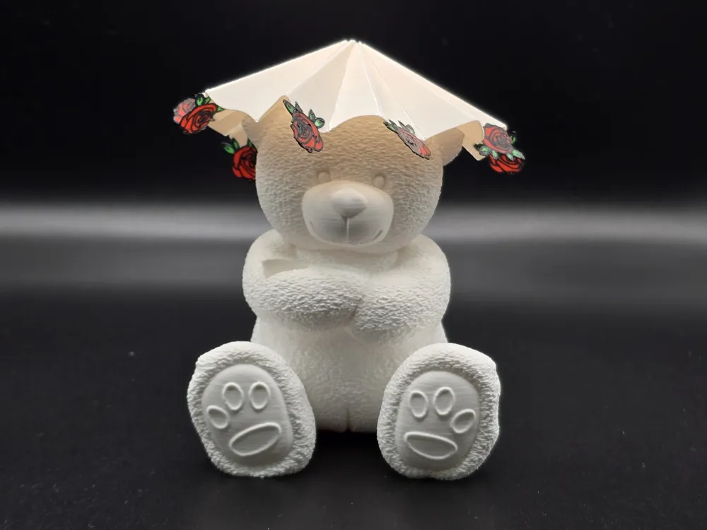 Bouquet-Hat for your Teddy Bear (Read description) - Free 3D Print ...