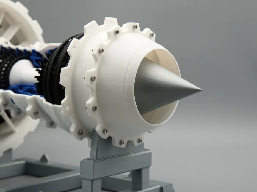 Convergent Nozzle / Jet engine nozzle Remixed by linus3d - MakerWorld
