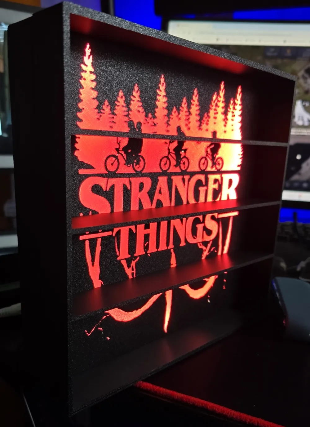Stranger Things LED Shelf by Klaus MakerWorld: Download Free 3D Models