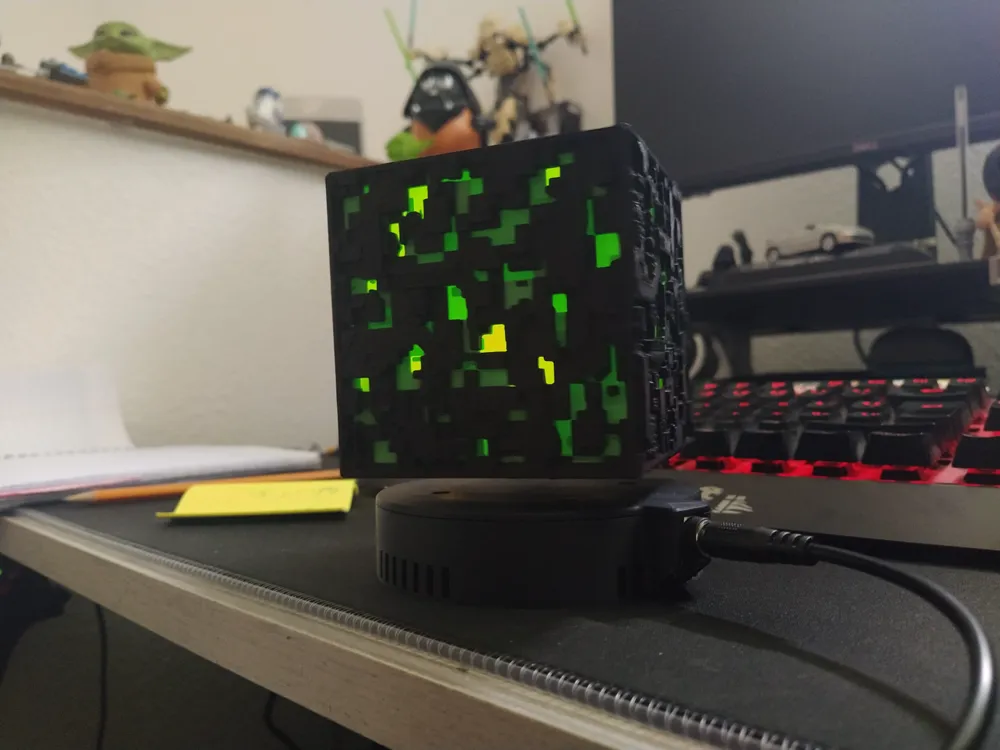 Levitating Borg cube upgrade by silver MakerWorld: Download Free 3D Models