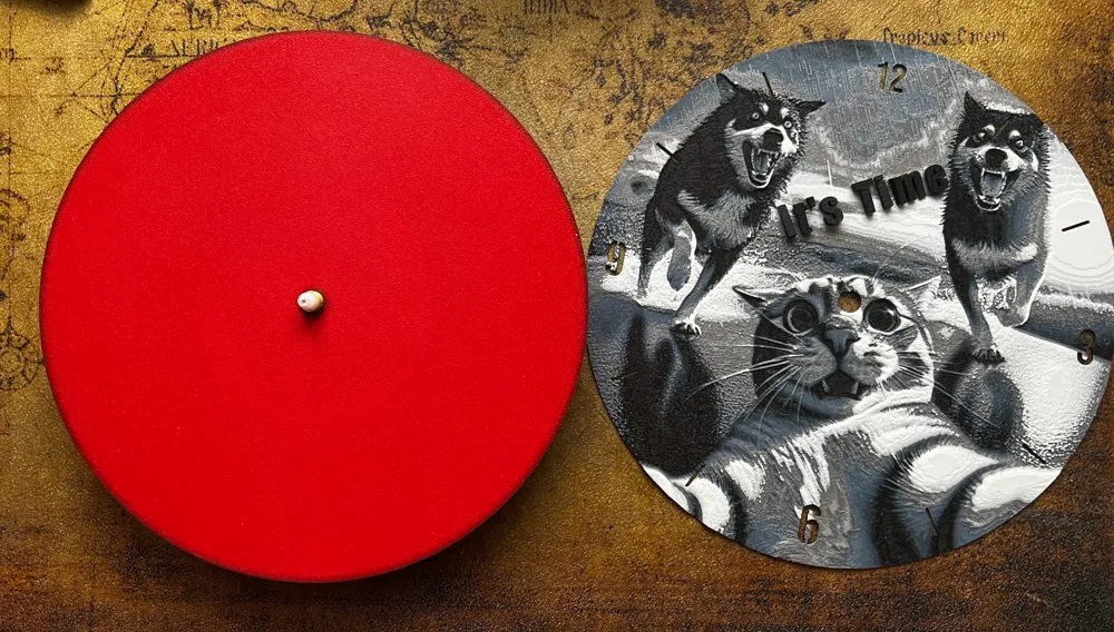 It's Time My Last Selfie Clock HueForge by Roberto Salvi - MakerWorld