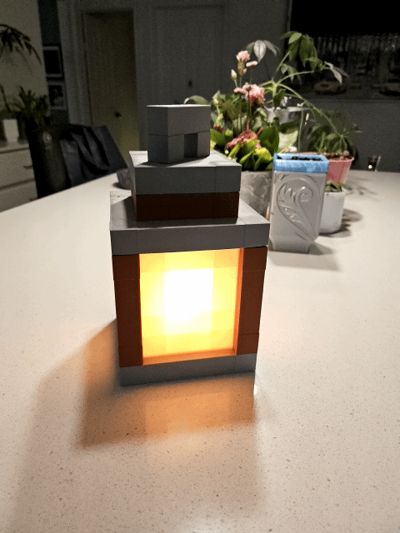 Cozy Minecraft Lantern LED lightbox Remixed by Tommy Gun - MakerWorld