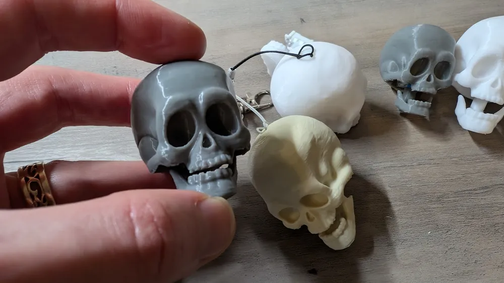 Skull Keychain Fidget Clicker -Fun Jaw Click Sound by Spandolage3D ...