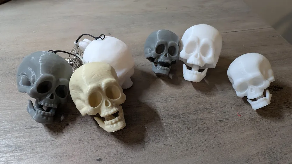 Skull Keychain Fidget Clicker -Fun Jaw Click Sound by Spandolage3D ...