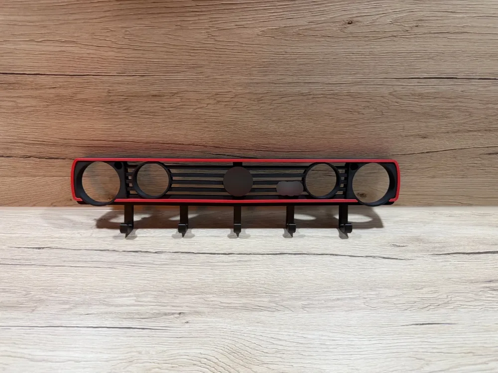 Llavero de parrilla retro - Modelo de impresión 3D gratuito - MakerWorld