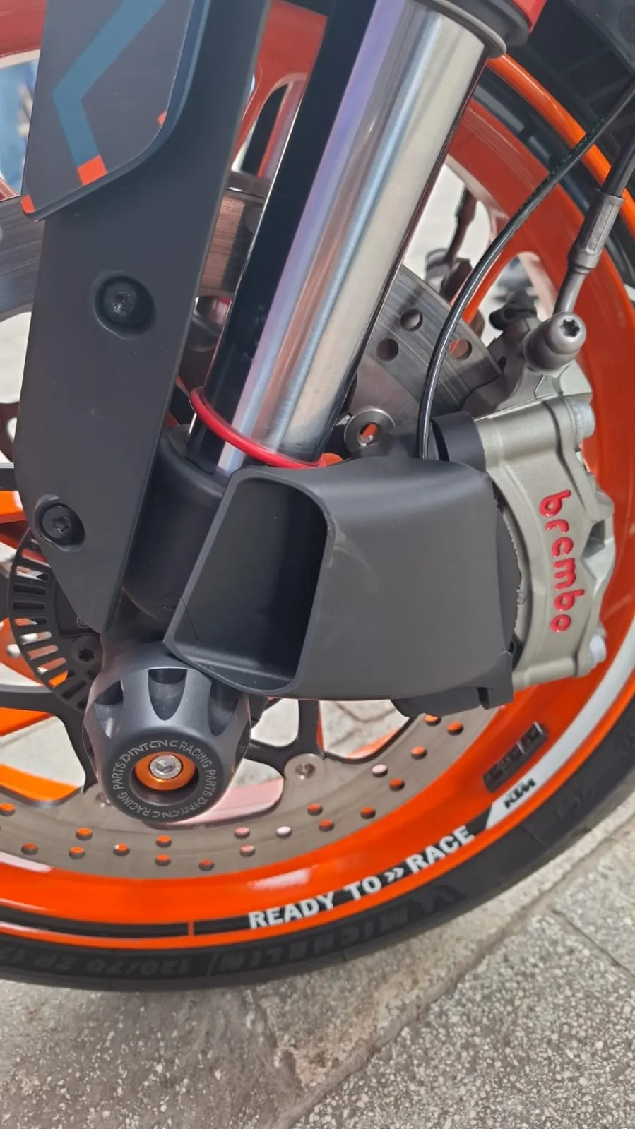 KTM air Brake Cooler calipers disk 890 dest right by MARCOPOSSENTE ...