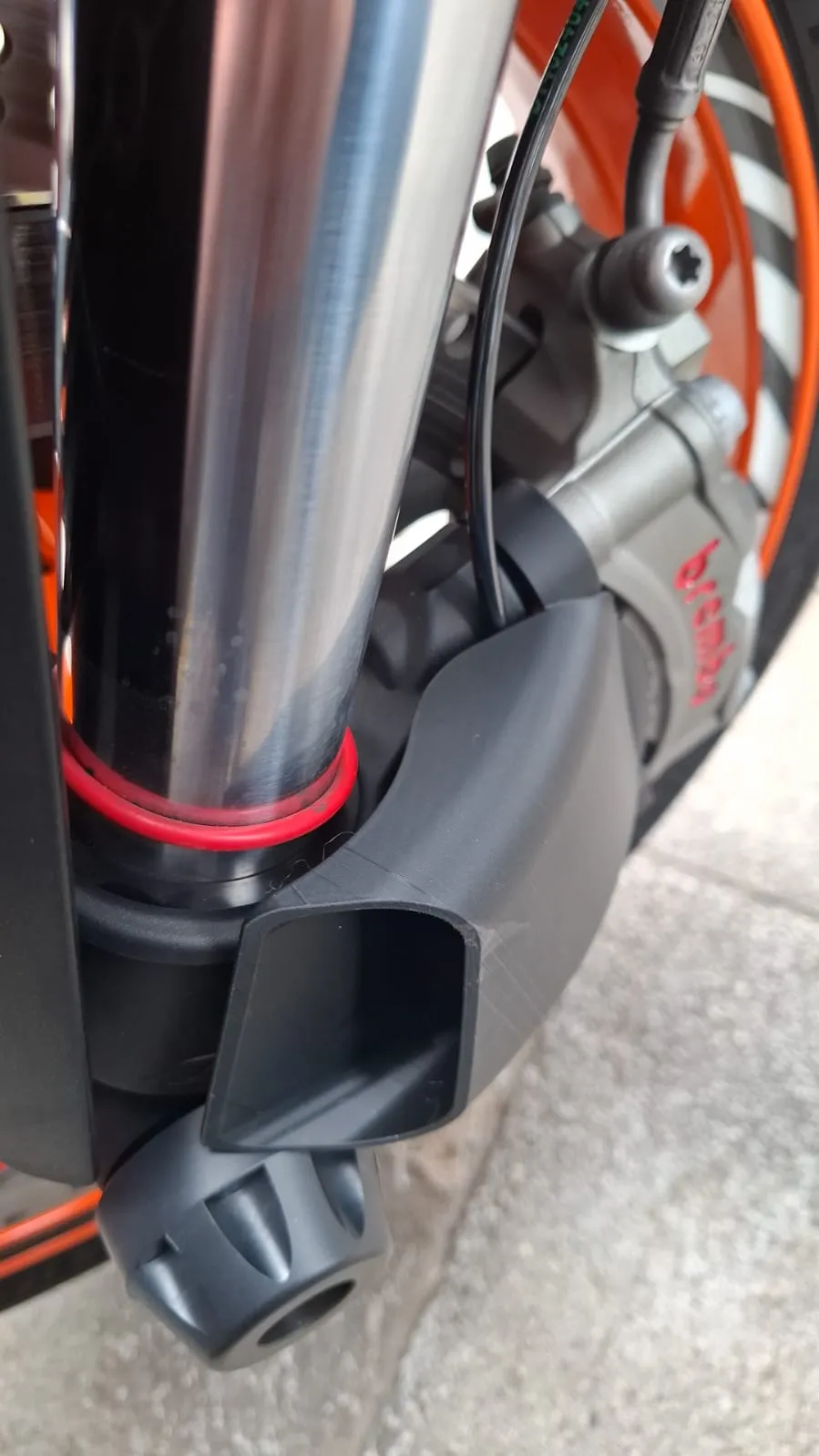 KTM air Brake Cooler calipers disk 890 dest right by MARCOPOSSENTE ...