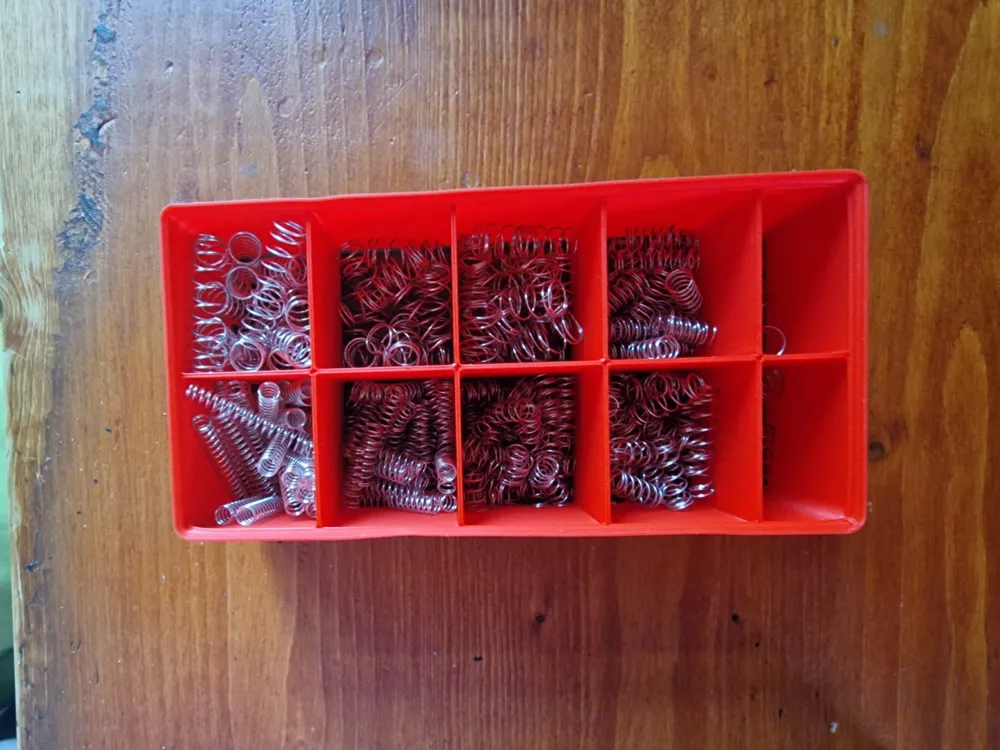 gridfinity 2x4 box for (compression) spring assortment set (height 7 ...
